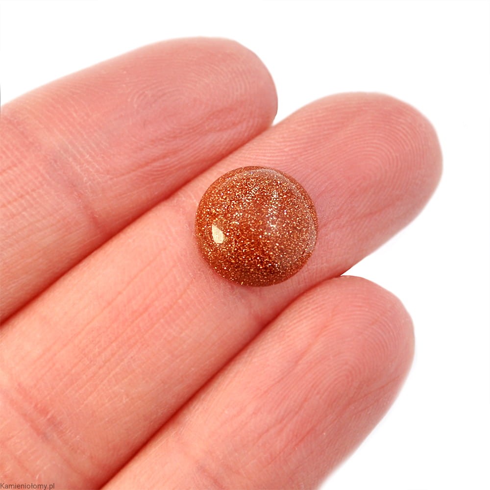 Piasek pustyni ok. 10x10x4mm [kaboszon, gładki] - Kamieniołomy.pl