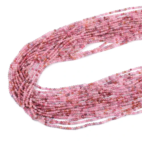 Spinel różowy kula fasetowana ok. 2mm - Kamieniołomy.pl