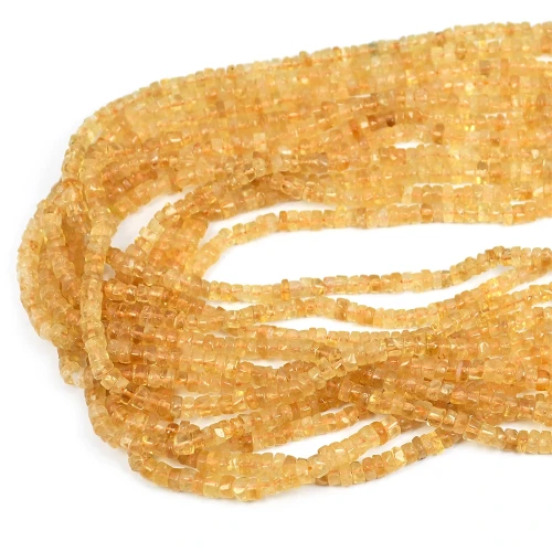 Cytryn nieregularny talarek ok. 4x2-3mm - Kamieniołomy.pl